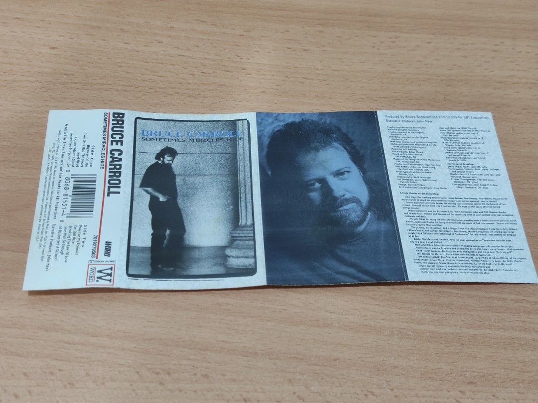 (Cassette) Bruce Carroll Sometimes Miracles Hide, Hobbies & Toys, Music ... (Cassette) Bruce Carroll Sometimes Miracles Hide, Hobbies & Toys, Music ...