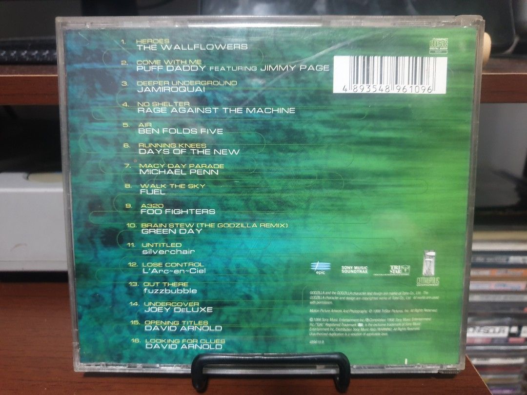 CD Godzilla The Album soundtrack OST rage against the machine ...