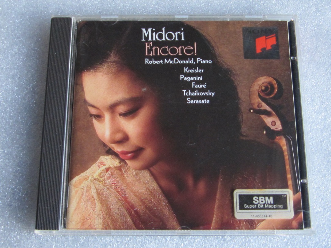 CD,MIDORI,,ENCORE!,VIOLIN,,ROBERT McDONALD ,PIANO,,, 興趣及遊戲, 音樂、樂器 & 配件 ...