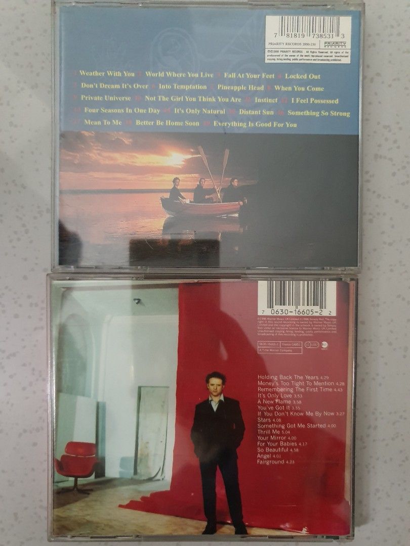 CDS- Goo goo Dolls. Jody Watley. Crowded House. Simply Red. Eagles. Keane. U2. Bonnie Raitt ...