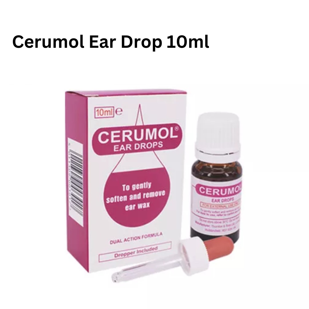 Cerumol Updated Formula Ear Drops 10ml w/o Peanut Oil - Gentle Ear Wax ...