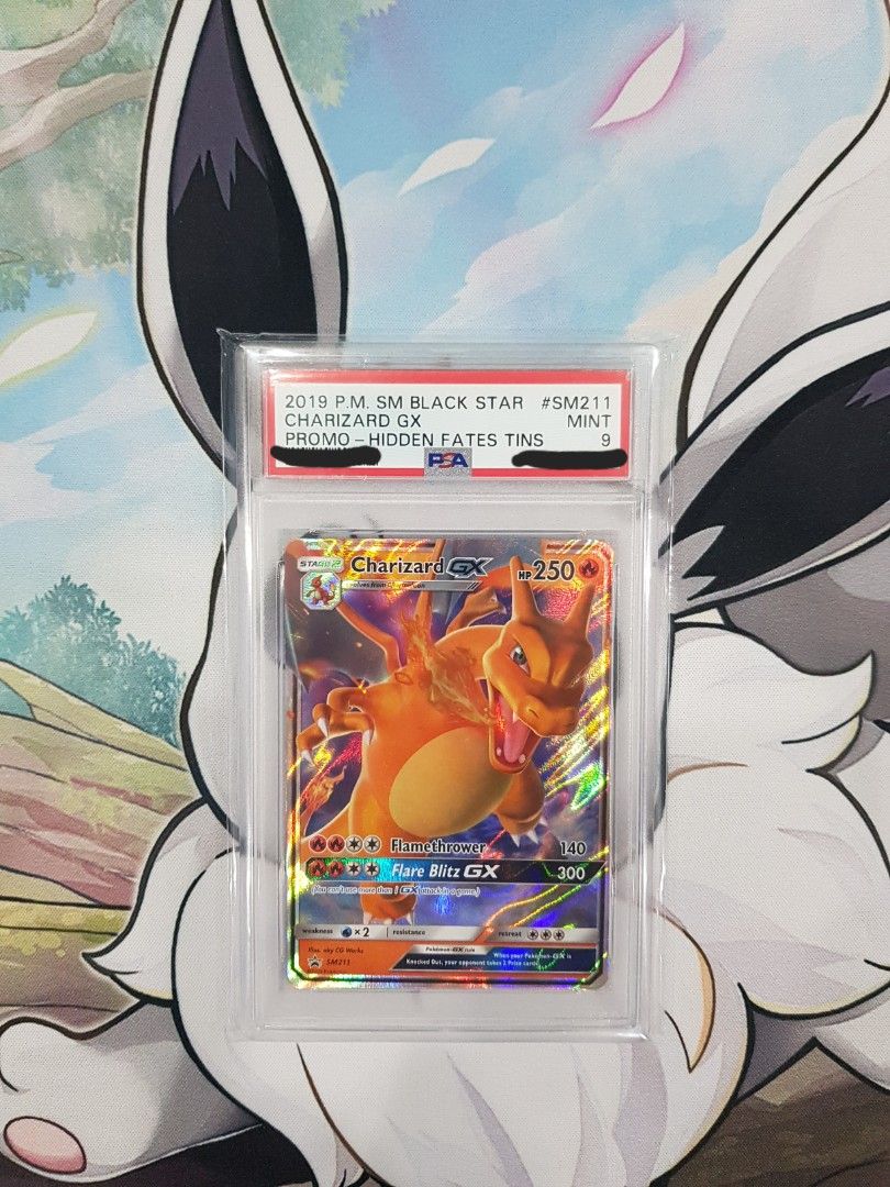 Charizard GX Slab Pokemon PSA 9, Hobbies & Toys, Toys & Games on Carousell