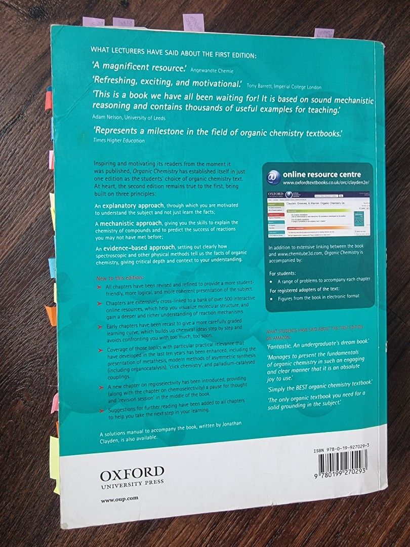 Chemistry Textbooks (Organic / inorganic / physical) NUS/NTU/University ... Chemistry Textbooks (Organic / inorganic / physical) NUS/NTU/University ...