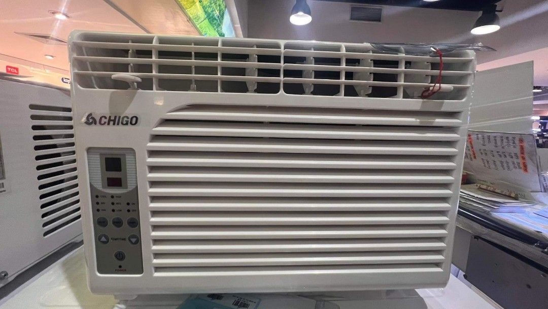 Chigo Window Type Aircon Remote type Manual type, TV & Home Appliances ...