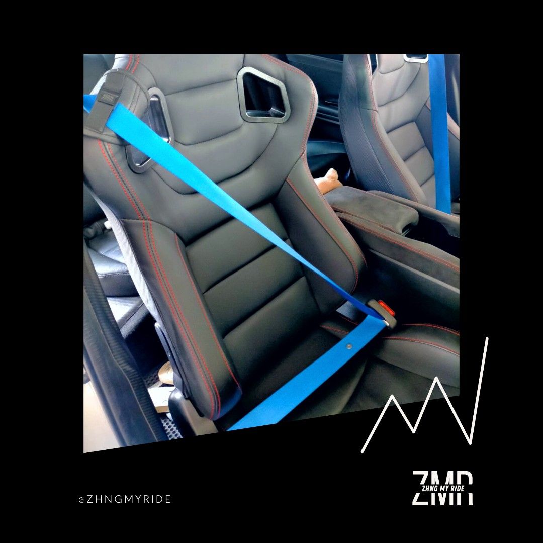 Civic FC FD FK seat belt, Car Accessories, Accessories on Carousell