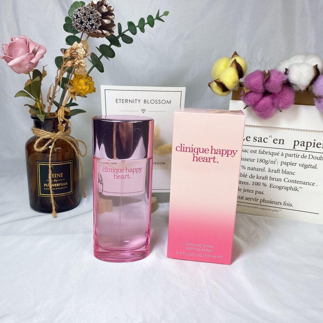 Clinique Perfume Happy Heart 100ml, Beauty & Personal Care, Fragrance ...