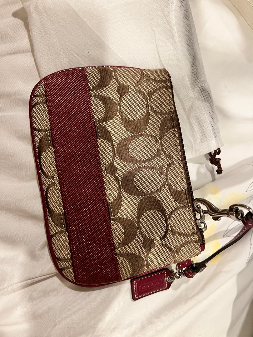 Coach Pouch, Luxury, Bags & Wallets on Carousell