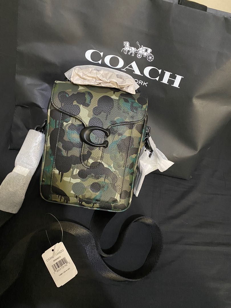 coach tabby csb camo, Fesyen Pria, Tas & Dompet , Tas Selempang di ...