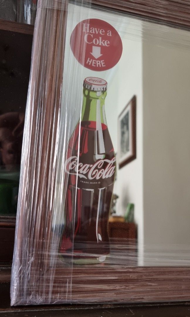 COCA-COLA ADVERTISING MIRROR, Hobbies & Toys, Collectibles ...