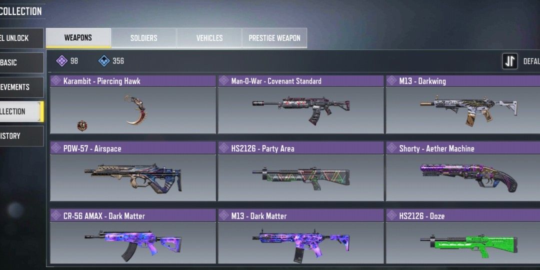 Codm account filled with OG and hard to find gun skins, Video Gaming ...