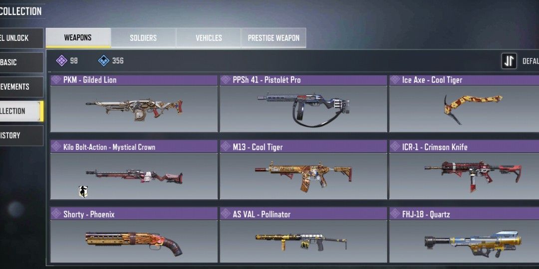 Codm account filled with OG and hard to find gun skins, Video Gaming ...