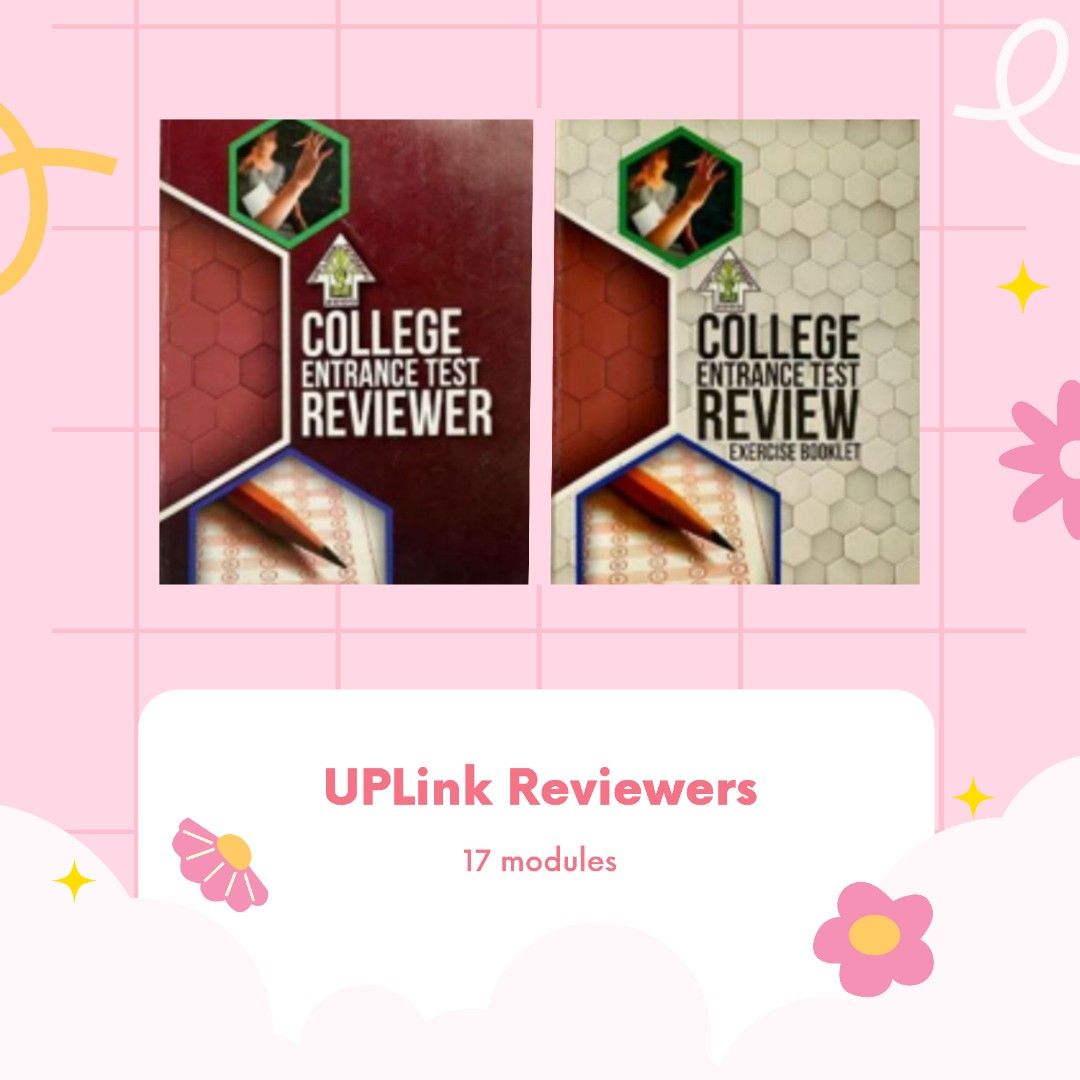 College Entrance Test CET Reviewers from Review Centers - MSA Academic ...