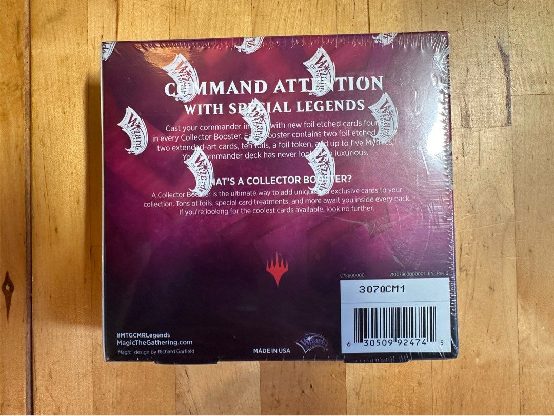 Commander Legends Collector Booster Box, Hobbies & Toys, Toys & Games ...