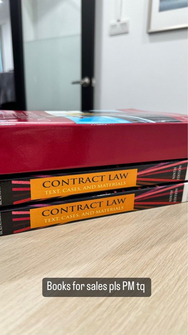 Contract Law Books, Hobbies & Toys, Books & Magazines, Textbooks on ...