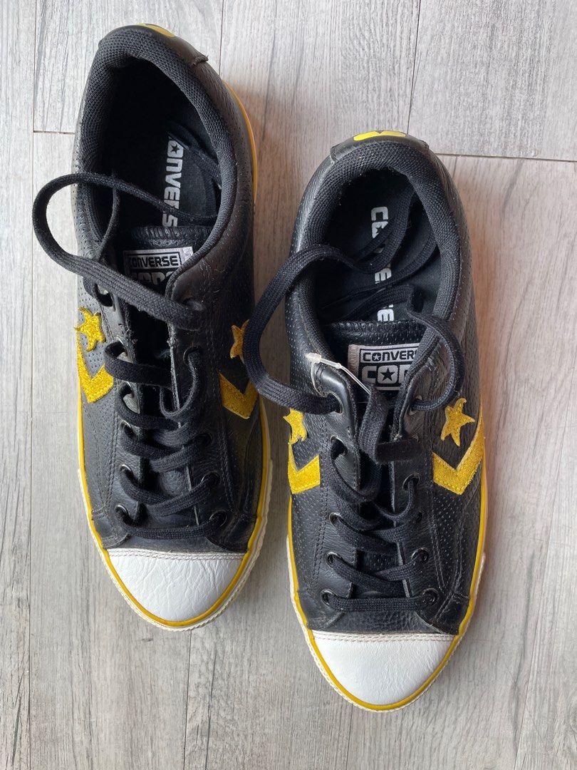 Converse CONS Yellow/Black on Carousell
