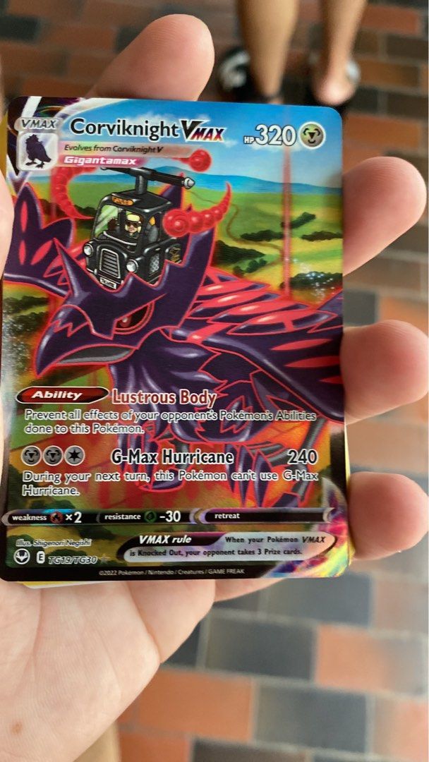 corviknight v max, Hobbies & Toys, Toys & Games on Carousell