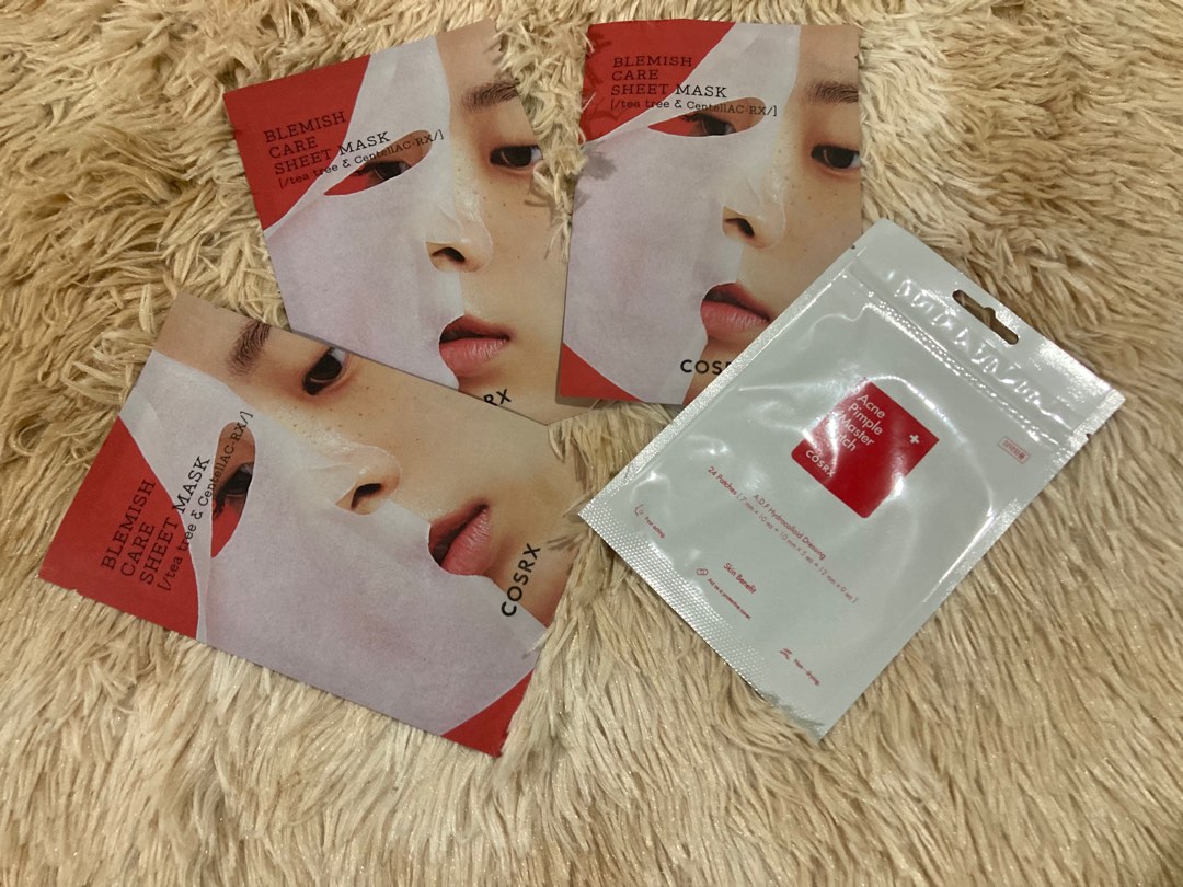 COSRX sheet mask & pimple patch on Carousell
