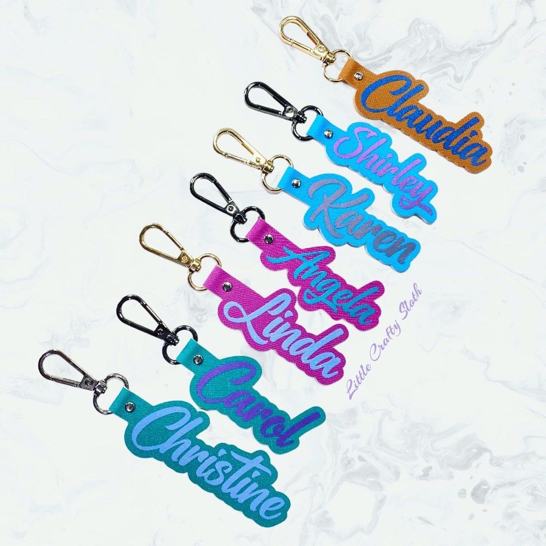 Customise Name Keychains, Hobbies & Toys, Stationery & Craft, Handmade ...