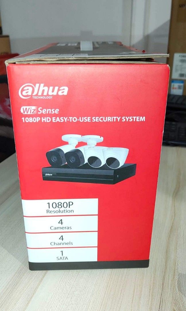 Dahua Wiz Sense 4 Channel Camera Kit 1x AI XVR 2x 2MP Bullet 2x 2MP ...