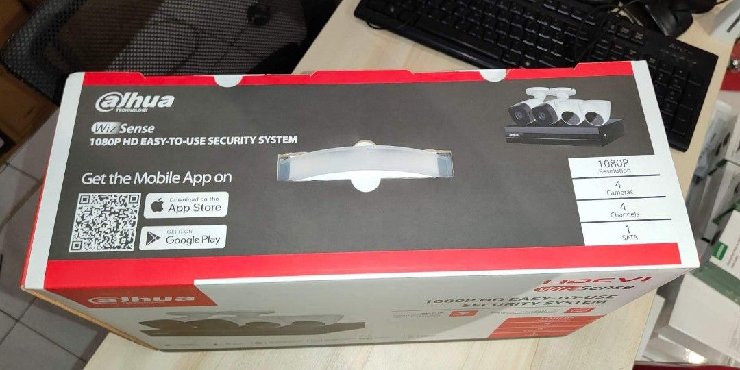 Dahua Wiz Sense 4 Channel Camera Kit 1x AI XVR 2x 2MP Bullet 2x 2MP ...