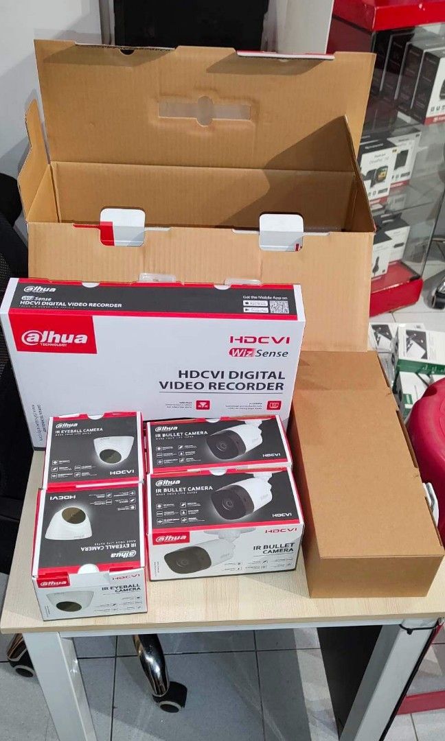 Dahua Wiz Sense 4 Channel Camera Kit 1x AI XVR 2x 2MP Bullet 2x 2MP ...