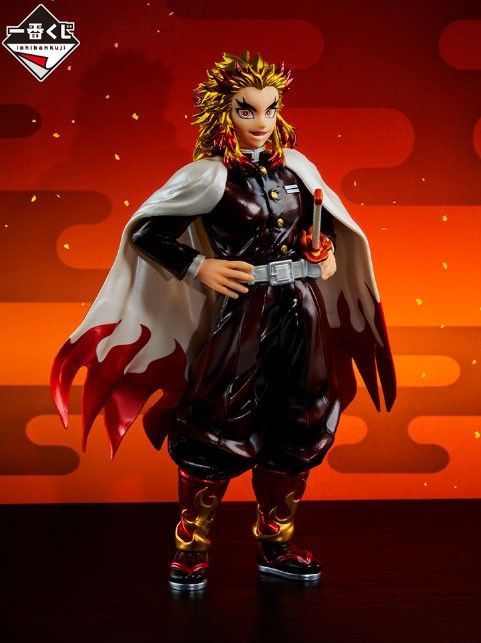 Demon slayer hashira figure - ichiban kuji masterlise - rengoku last ...