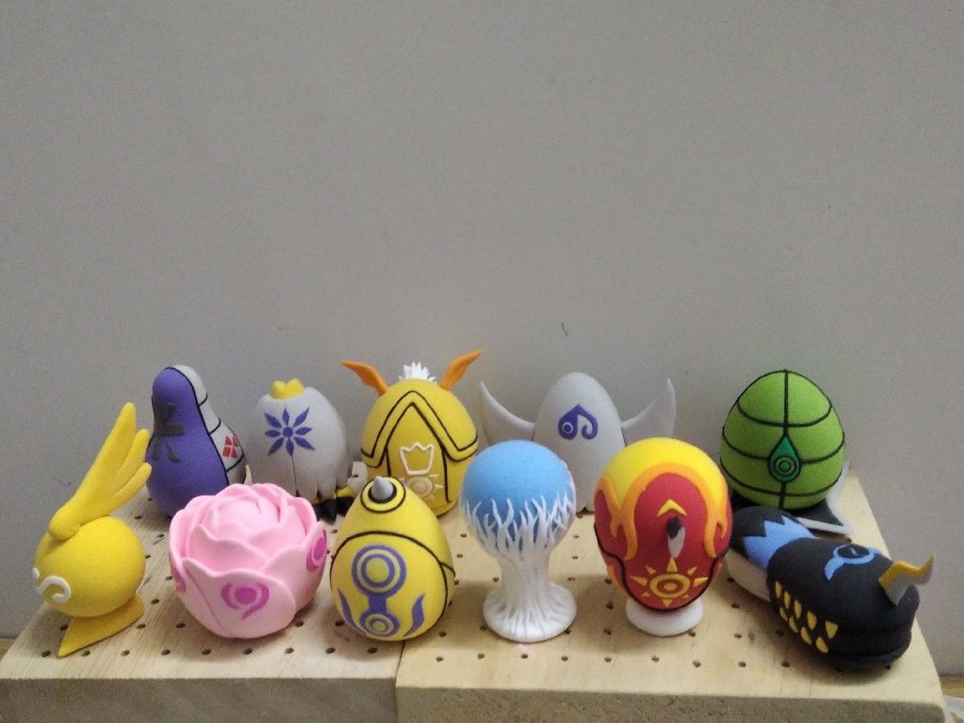 Digimon Digi egg set, Hobbies & Toys, Toys & Games on Carousell