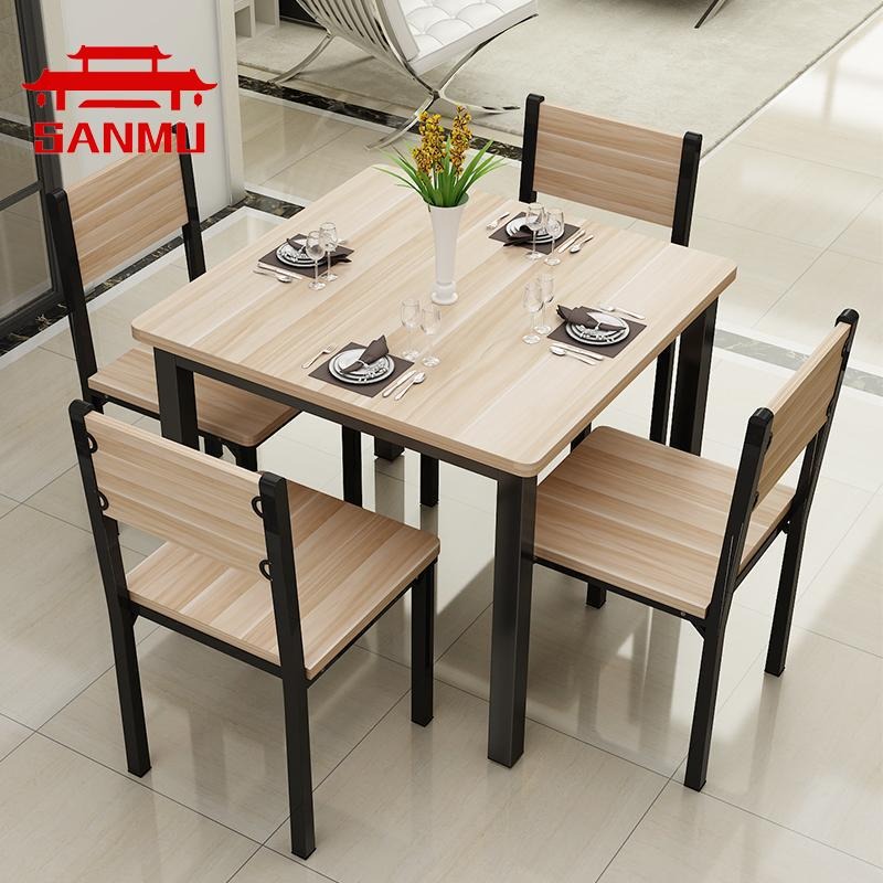 Dining Table With Chairs Combination Household Table Dining Table ...