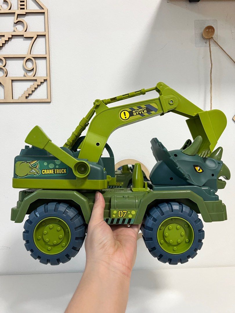 Dinosaur Excavator Truck, Hobbies & Toys, Toys & Games on Carousell