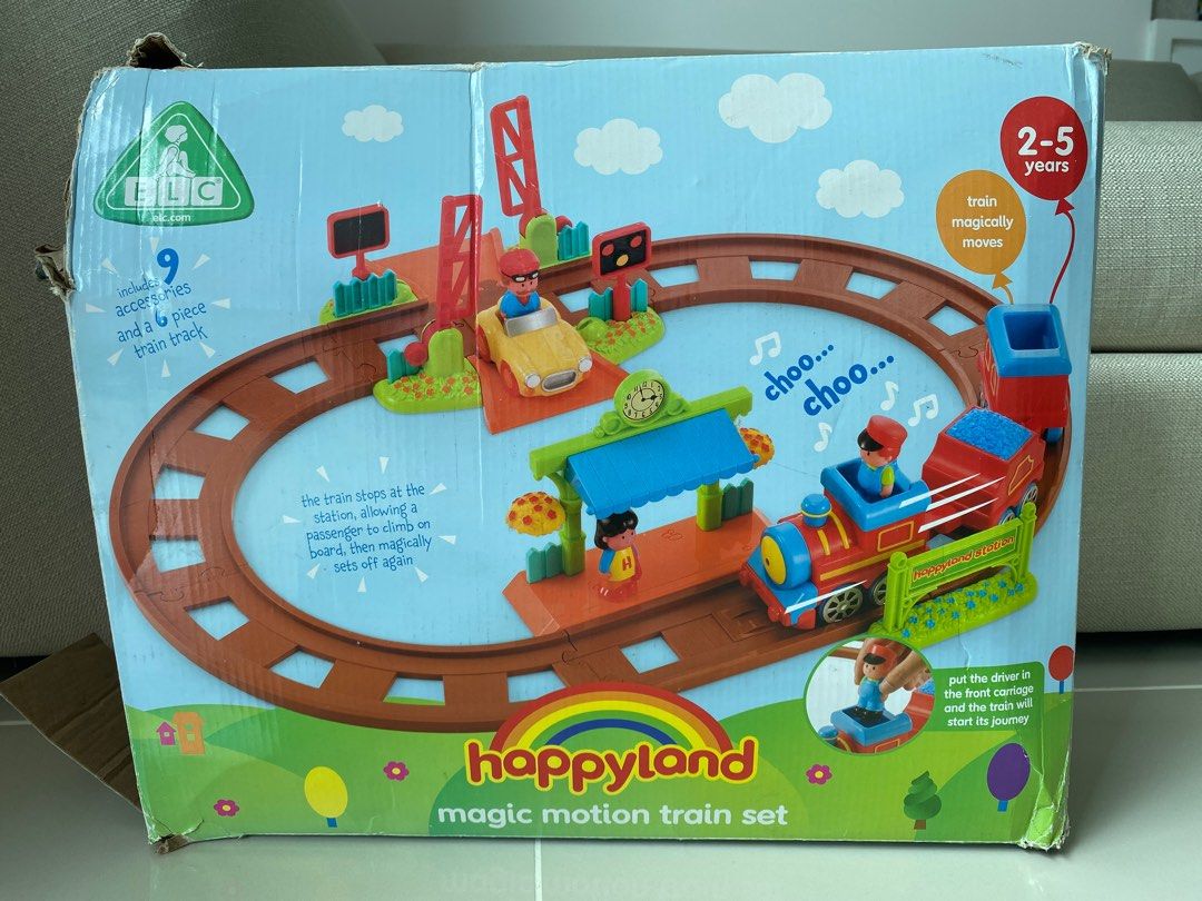 ELC Happyland Magic Motion Train Set, Toys & Collectibles, Lainnya di ...