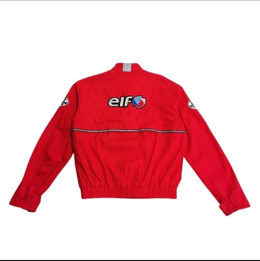 Elf racing Motorcycle 3M reflective Anniversary Biker Jacket ...