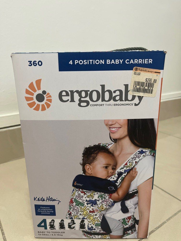 Ergobaby baby carrier (Limited Edition) - Keith Haring, Babies & Kids, Going Out, Carriers ...
