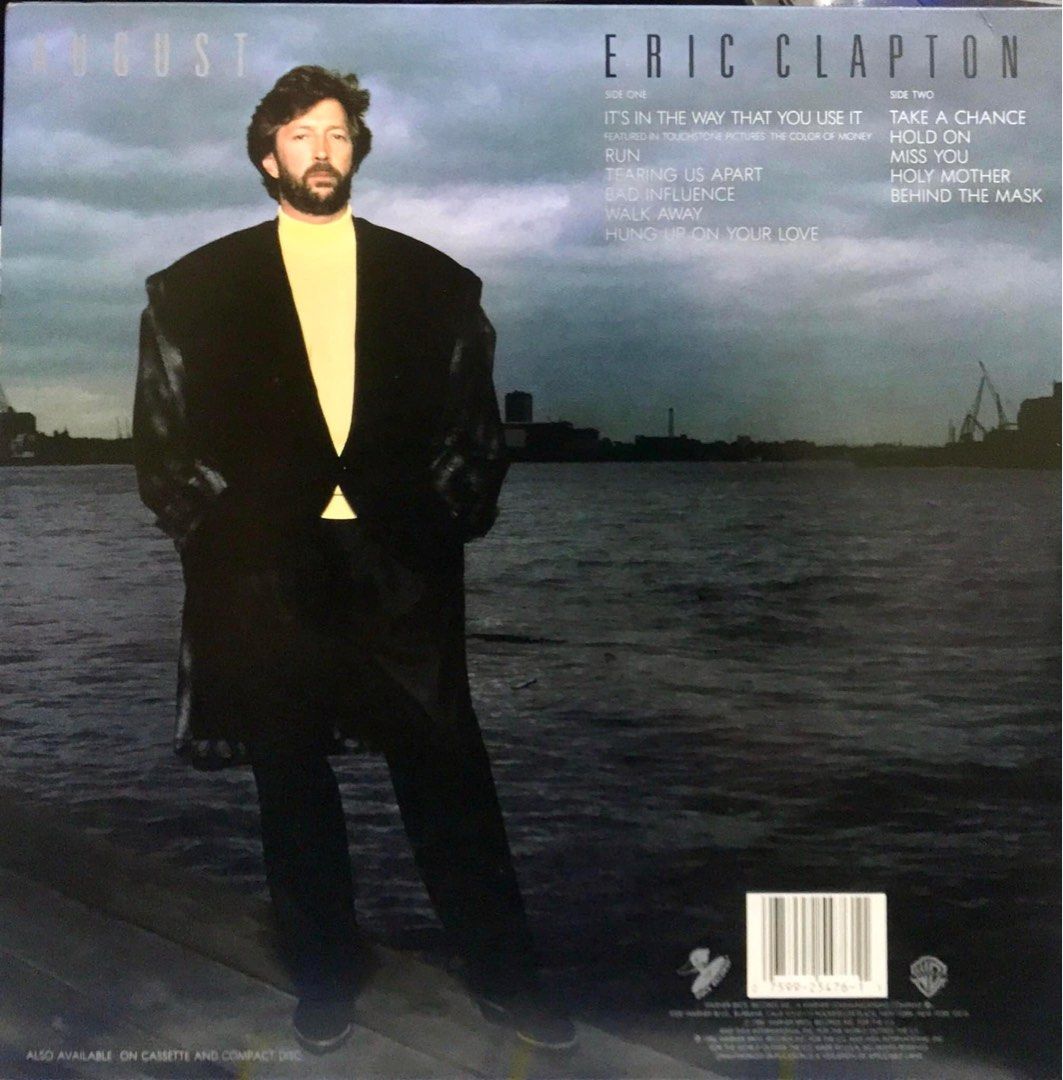 ERIC CLAPTON - AUGUST LP ALBUM 1986 POP ROCK JAZZ, Hobbies & Toys, Music & Media, Vinyls on ...
