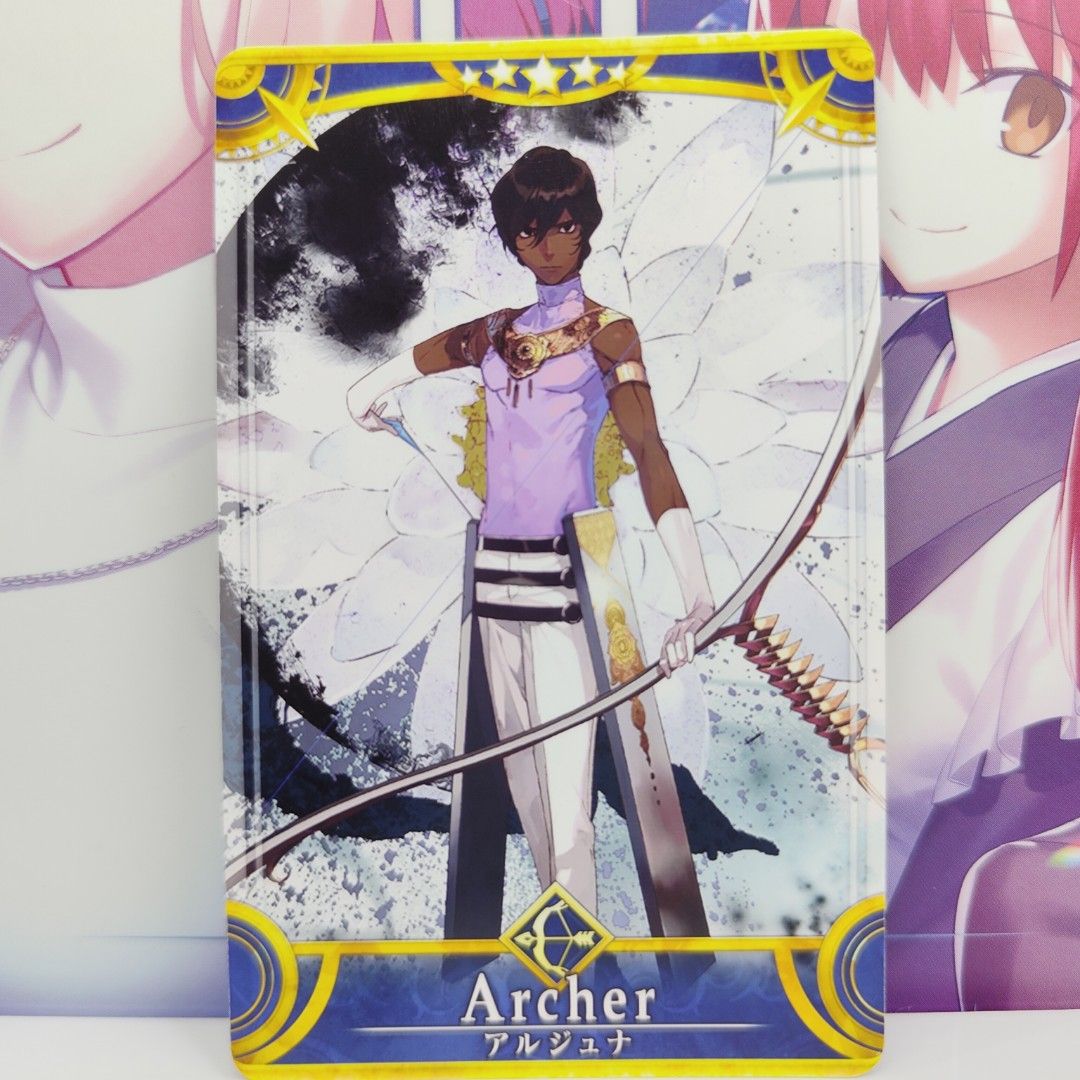 Fgo Arjuna Archer card (Fate Grand Order Arcade), Hobbies & Toys ...