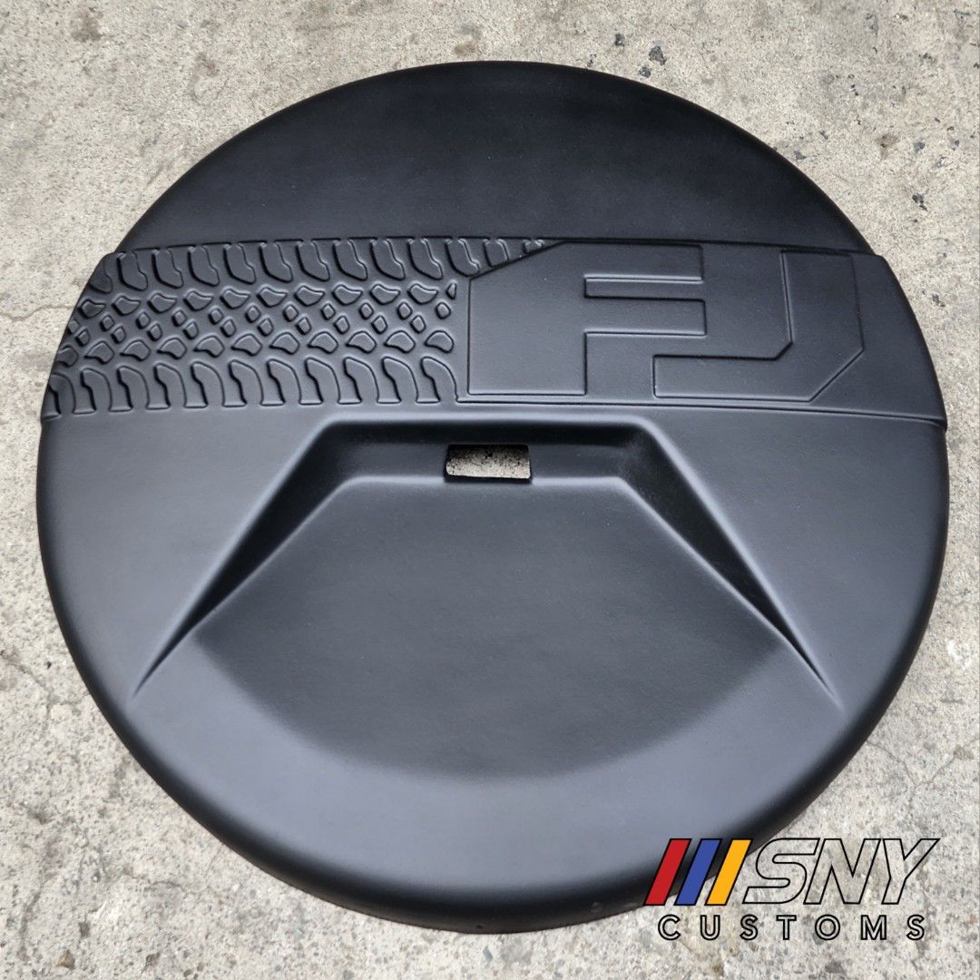 FJ cruiser spare TIRE Cover FRP 1yr wrnty with locks camera hole, Car ...