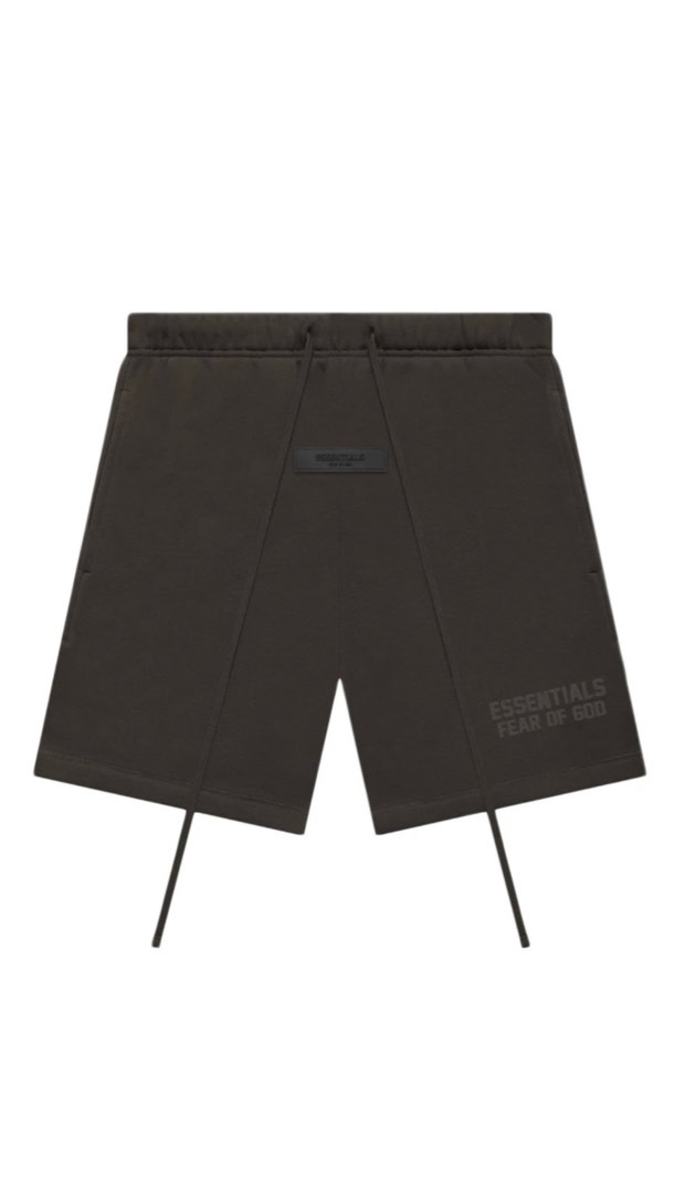 FOG Essentials Off black shorts, Men's Fashion, Tops & Sets, Tshirts ...