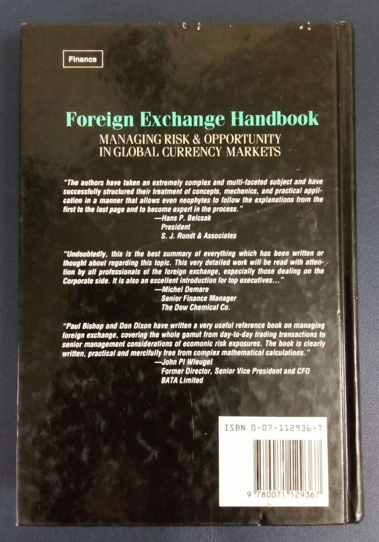 Foreign Exchange Handbook, Hobbies & Toys, Books & Magazines, Textbooks ...