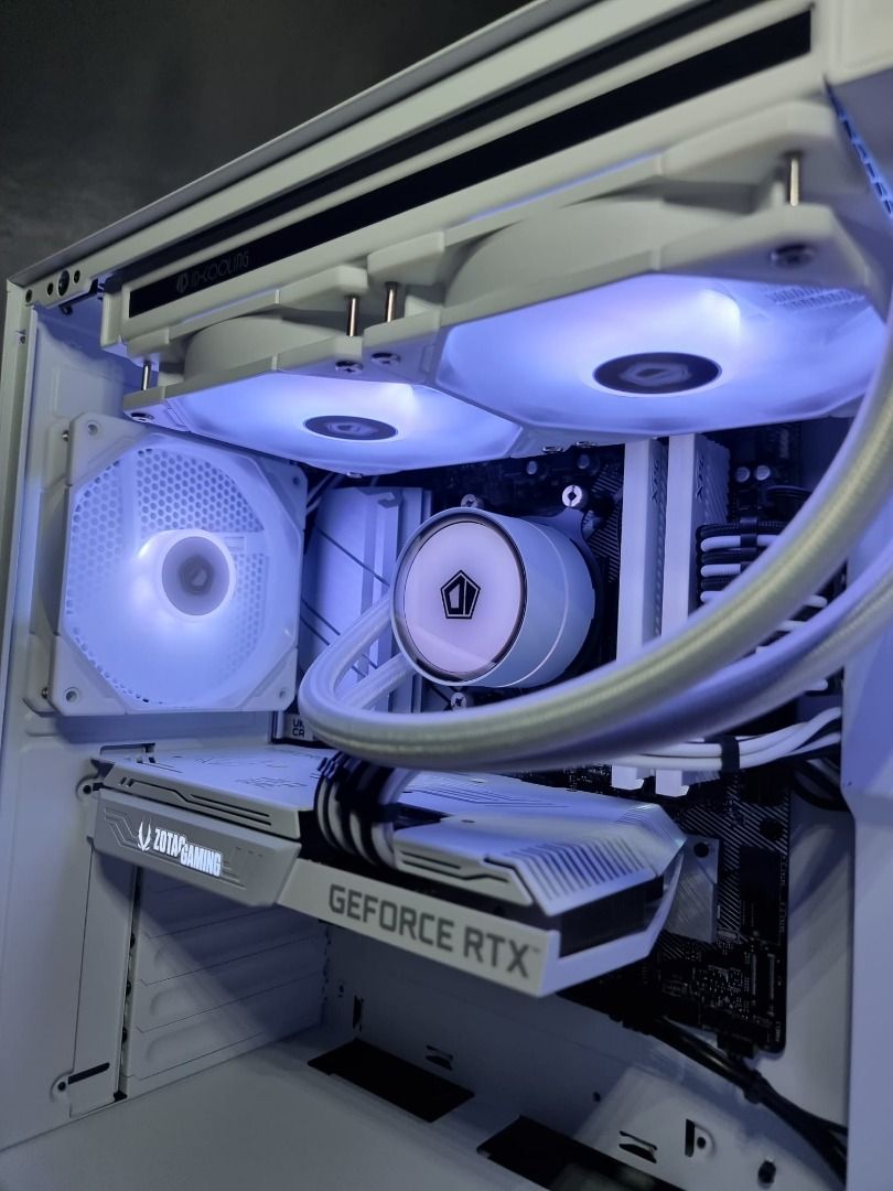 [FREE DELIVERY] NZXT H5 ELITE WHITE + RYZEN 5 5600 + B550M ASROCK AC ...