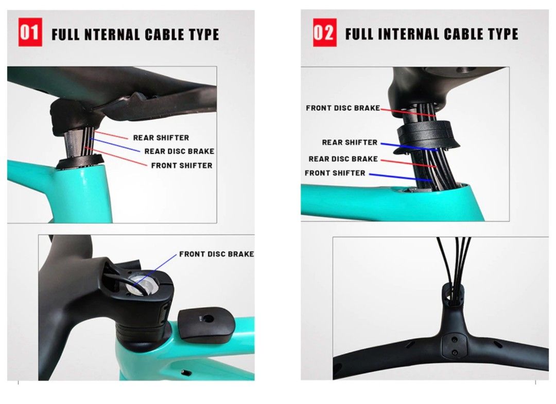 Full Carbon T1000 Internal Routing Integrated Handlebar + Computer ...