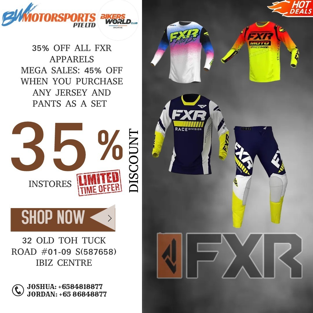 FXR MEGA SALES, Motorcycles, Motorcycle Apparel on Carousell