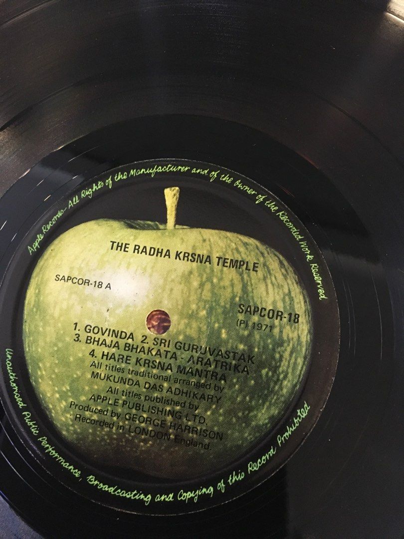 George Harrison/The Radha Krsna Temple - The Radha Krsna Temple lp ...