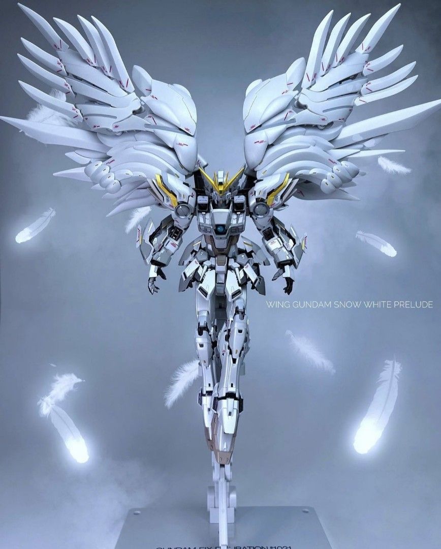 GFFMC Gundam Fix Figuration Metal Composite Wing Gundam Snow White Prelude (not metal build ...
