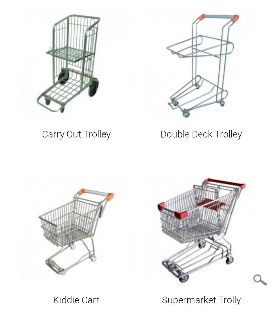 Grocery pushcart pushcarts push cart carts TROLLEY TROLLEYS supermarket ...