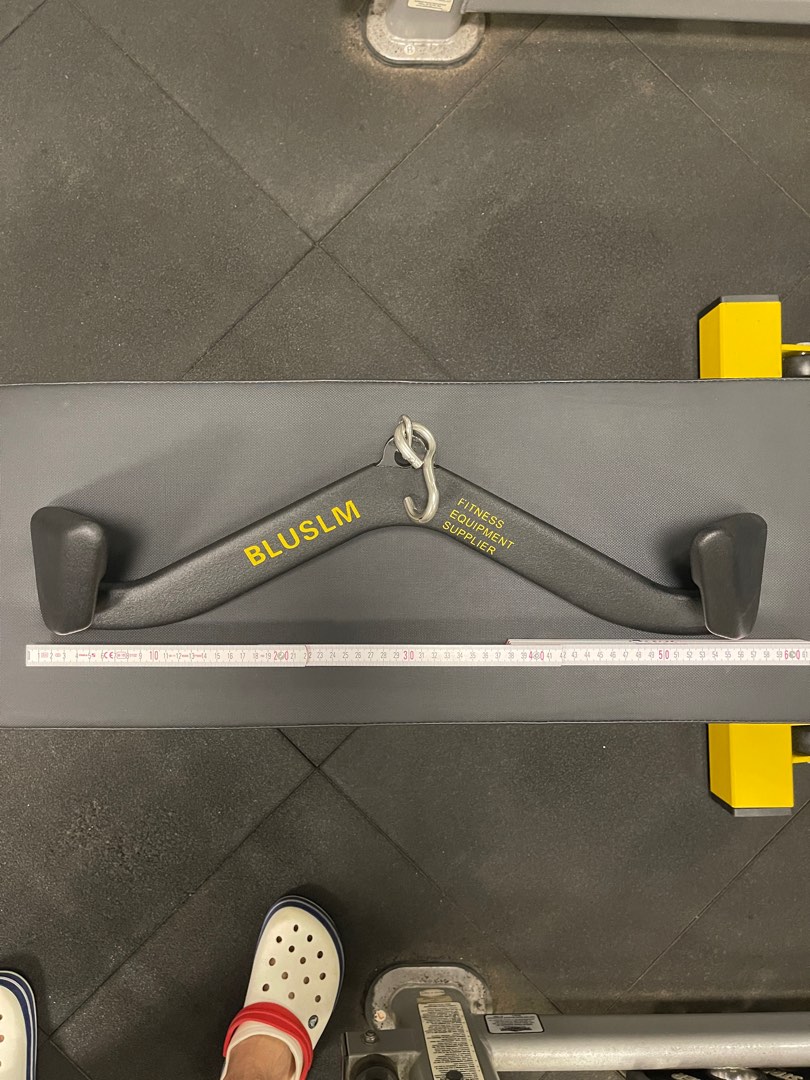 gym Handle Tricep Rope Cable Tricep Press Down LAT Pull Down Bar Rowing ...