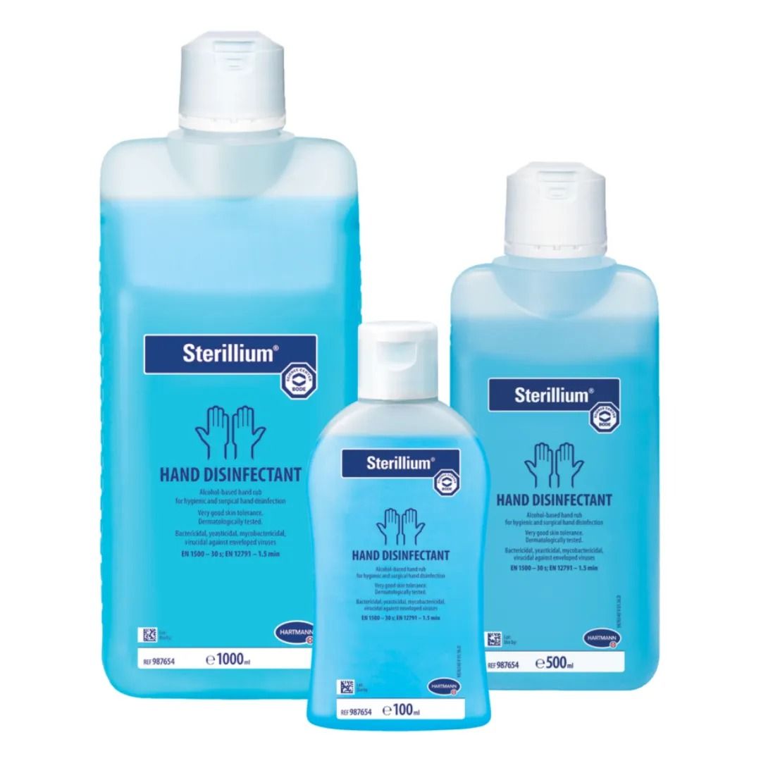 Hartmann Sterillium Hand Disinfectant Sanitiser (100ml/500ml/1000ml ...
