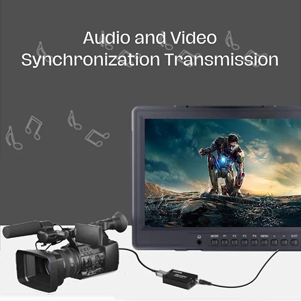 HDMI to SDI Converter, HDMI to SD-SDI HD-SDI 3G-SDI Audio Video Adapter ...