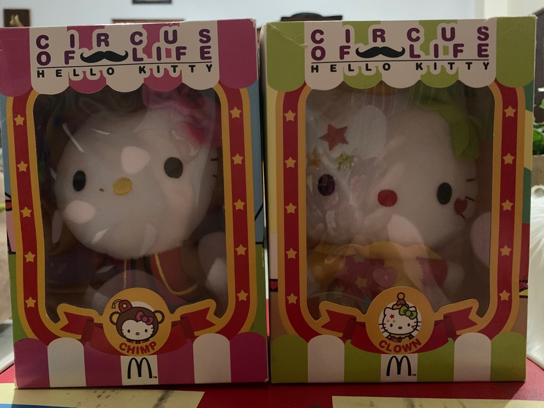 Hello Kitty Circle of Life Chimp & Clown, Hobbies & Toys, Collectibles ...
