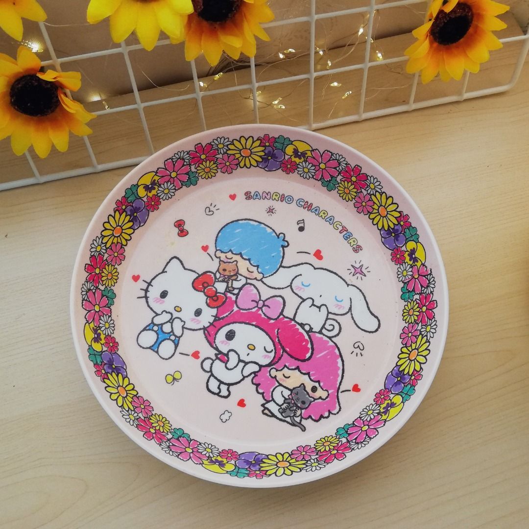 Hello Kitty Melody Sanrio Plate Melamine ware on Carousell