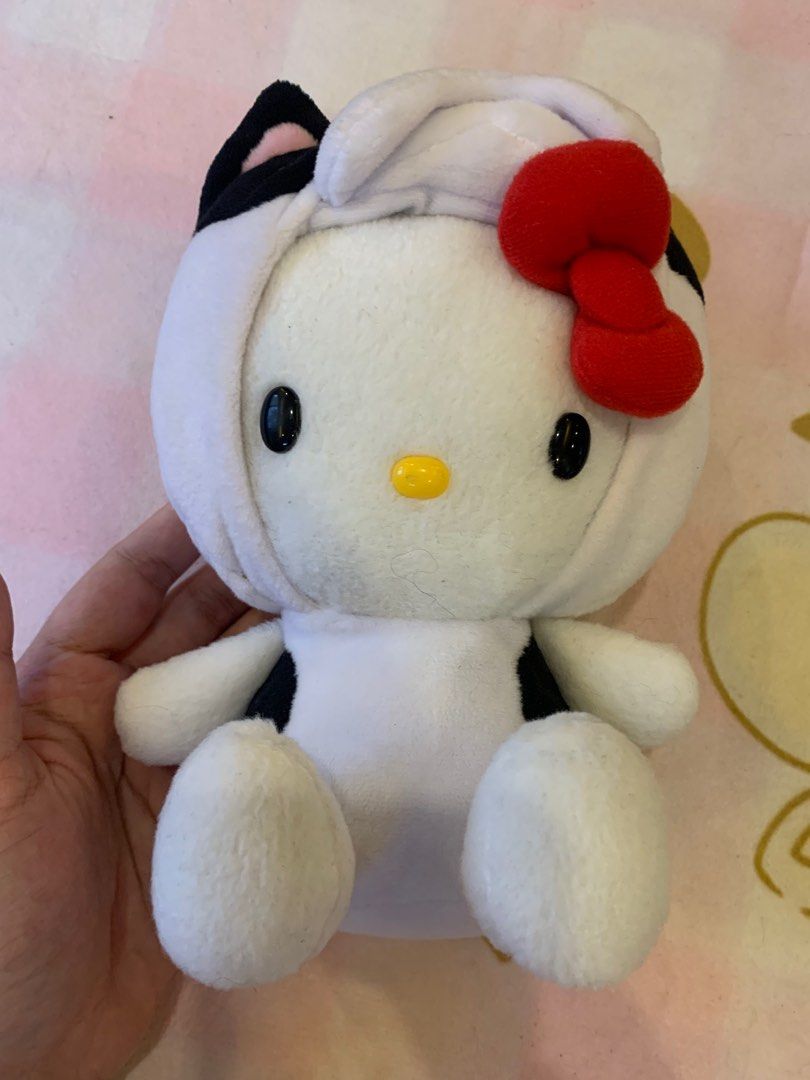 Hello Kitty x Yakult Cow Plush, Hobbies & Toys, Toys & Games on Carousell