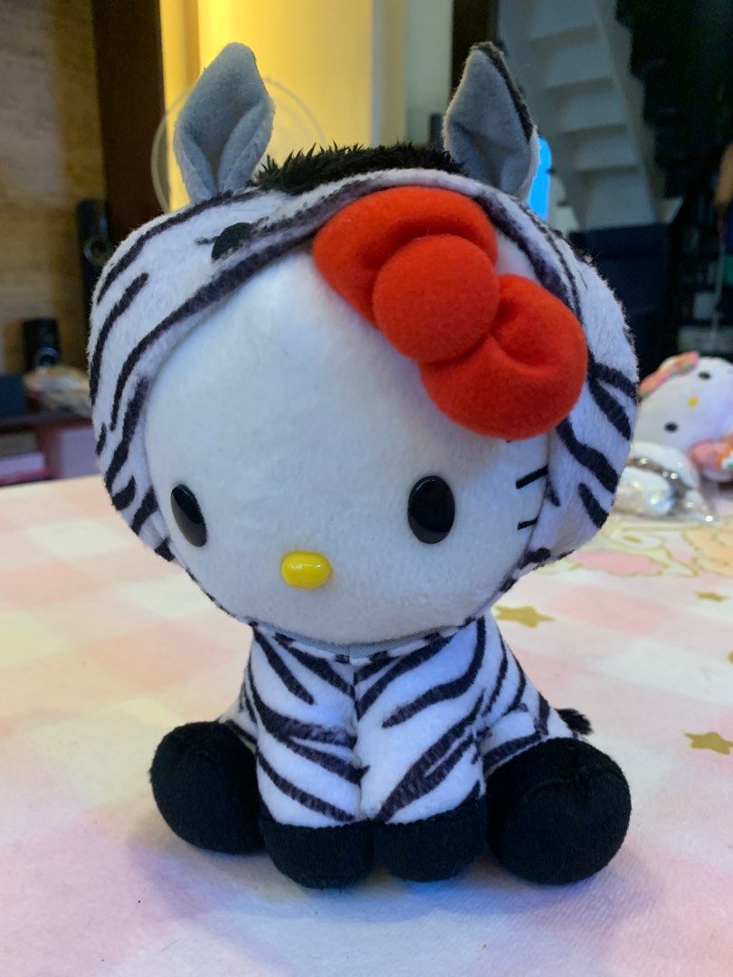 Hello Kitty Zebra Suit Plush on Carousell